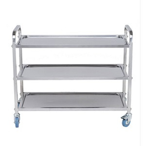 "SARO BUTLER Stainless Steel Service Trolley