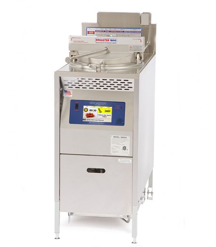 Broaster 1800 GH Gas Pressure Fryer – 42 lbs / 19 kg Chicken Capacity